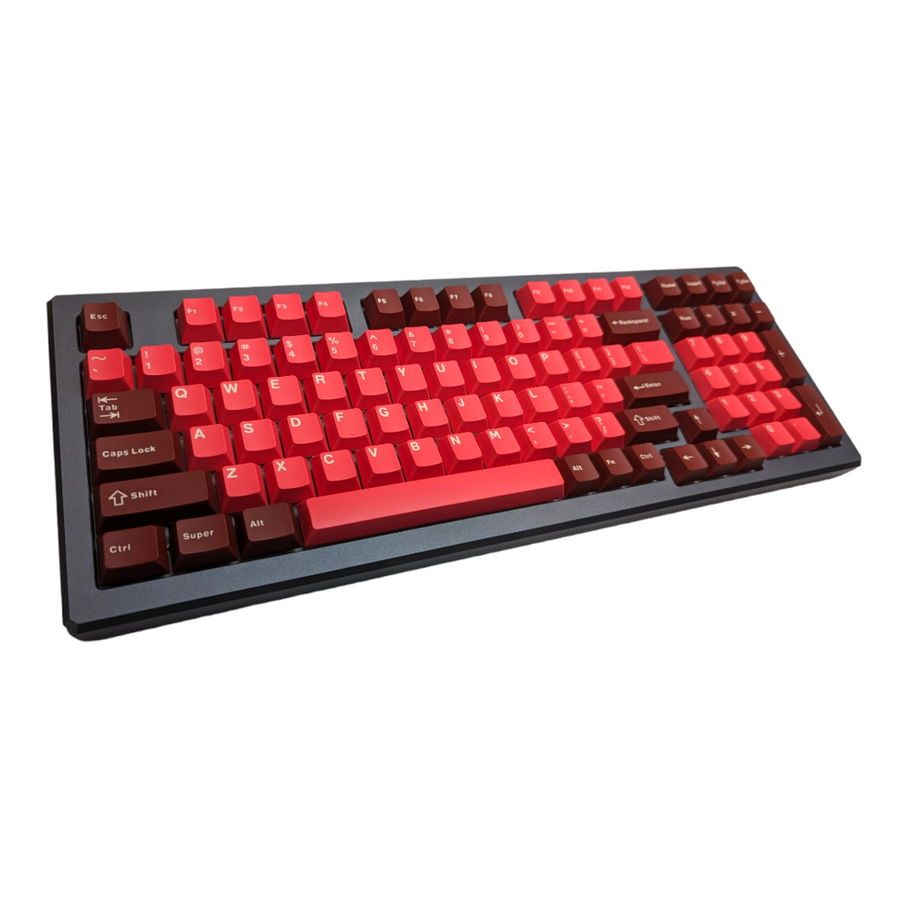 Crimson Star PBT Cherry MX Keycap Set (167 pcs) – Thock King