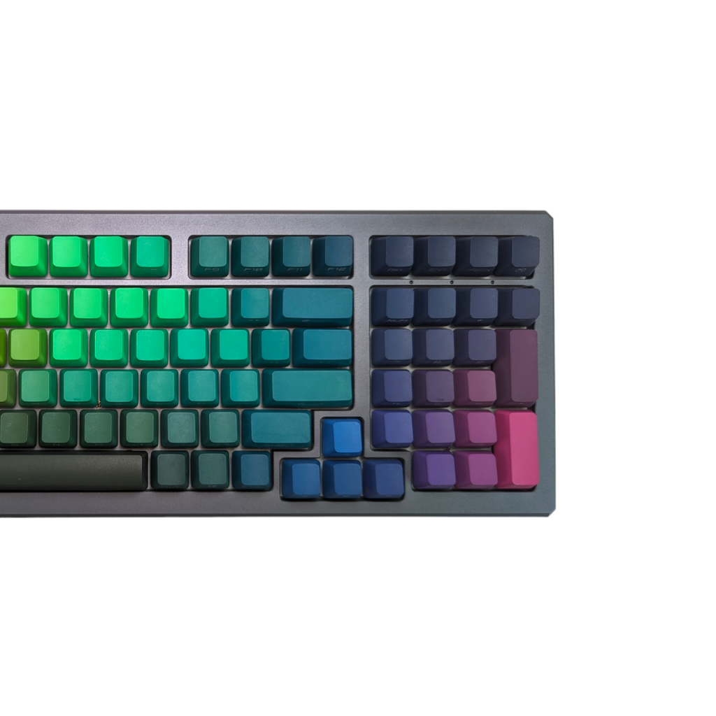 Dark Prism Rainbow PBT OEM Keycap Set (134 pcs) – Thock King