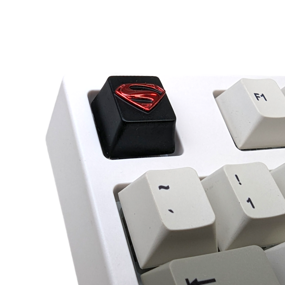 Superman Hero Metal Keycap – Thock King