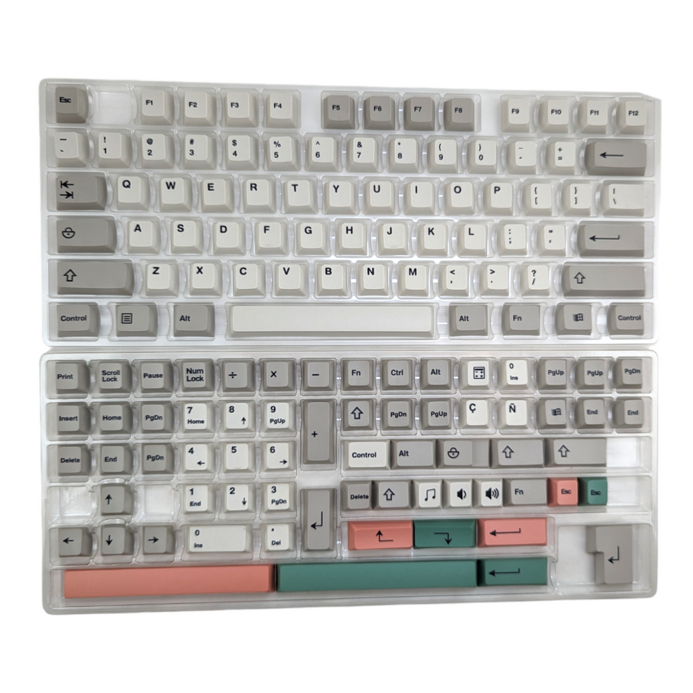 Retro PBT Cherry MX Keycap Set (141 pcs) – Thock King