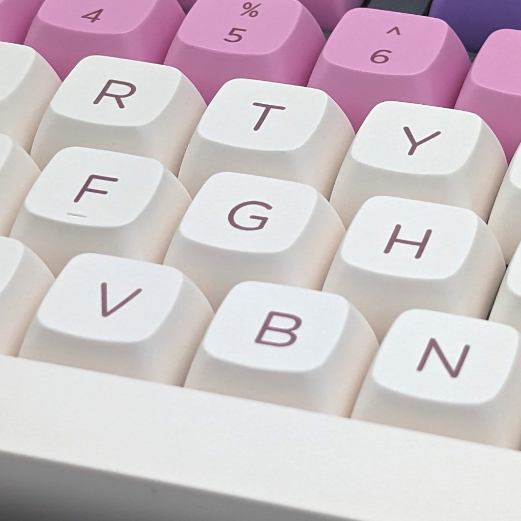 Purple Sakura PBT XDA Keycap Set ( 137pc ) – Thock King