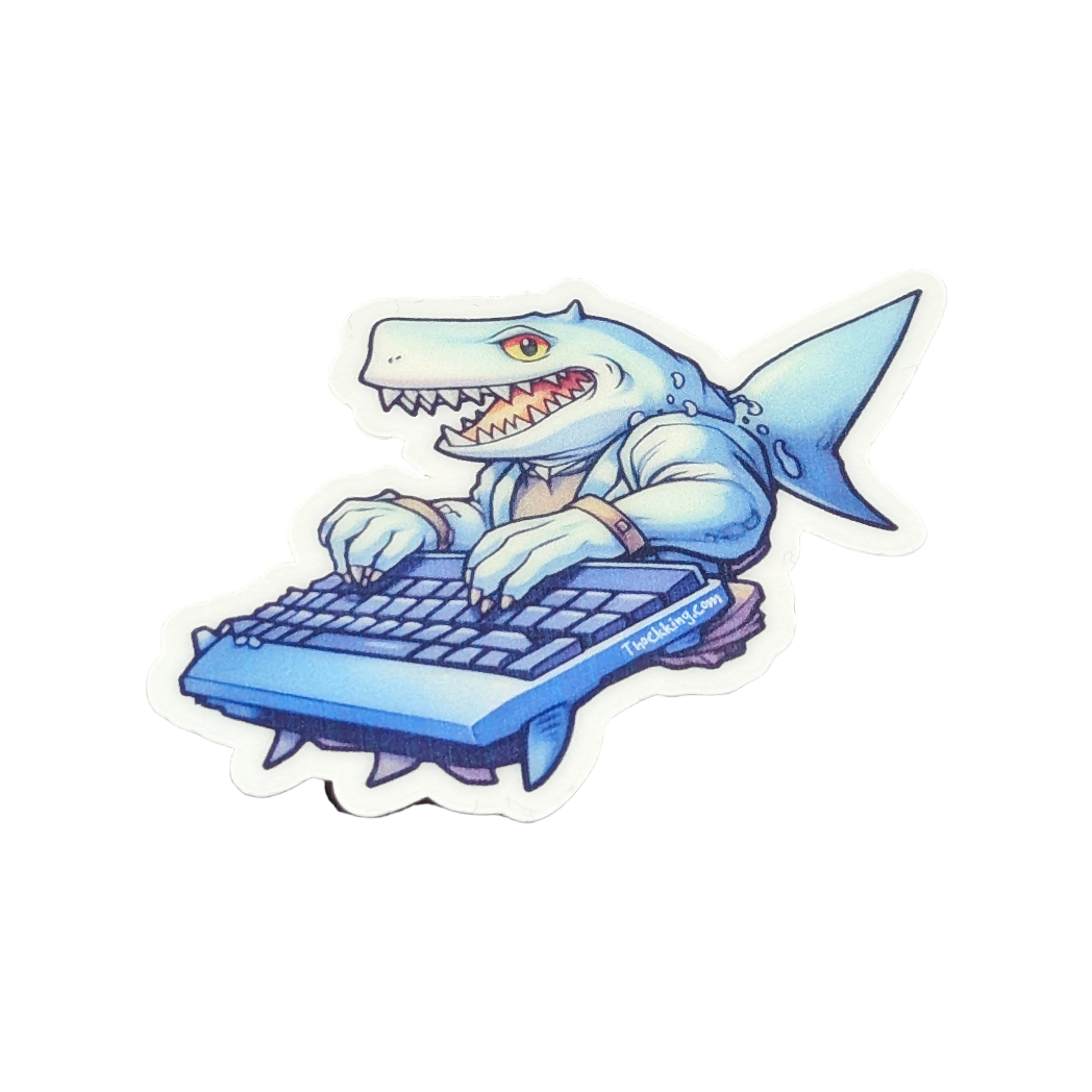 Gym Shark Keyboard Sticker #015 – Thock King