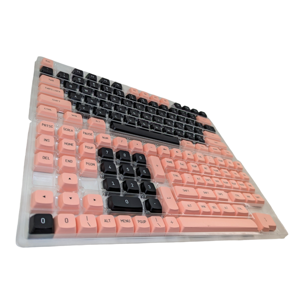 Black and Pink (TK-BAP) Dark Olivia Panda PBT Keycap Set ( 149 pc ...