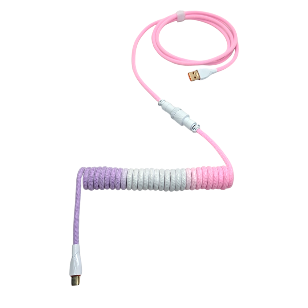 Morning Glory Braided Coiled Cable – Thock King