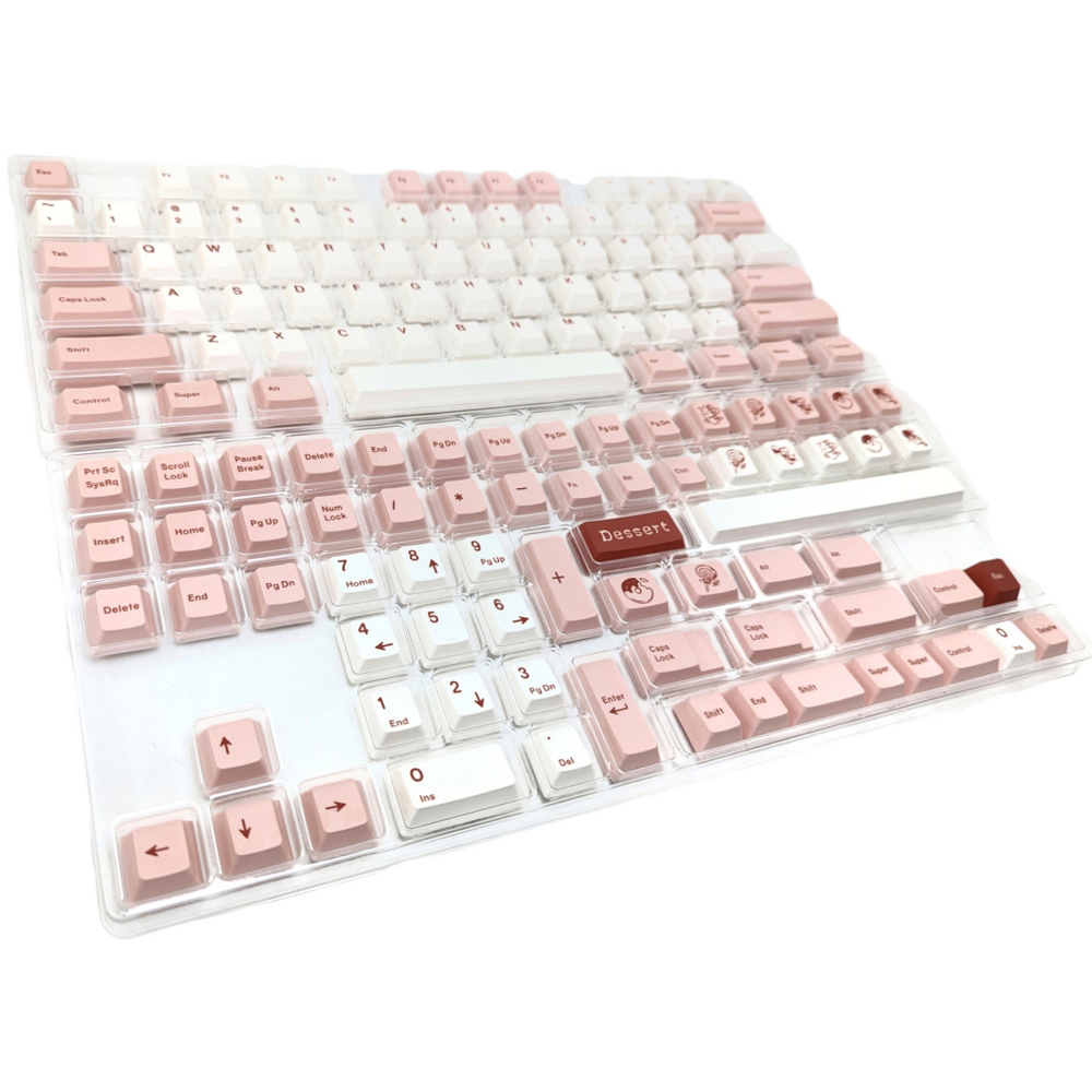 Dessert PBT Cherry MX (142pcs) Keycap Set – Thock King