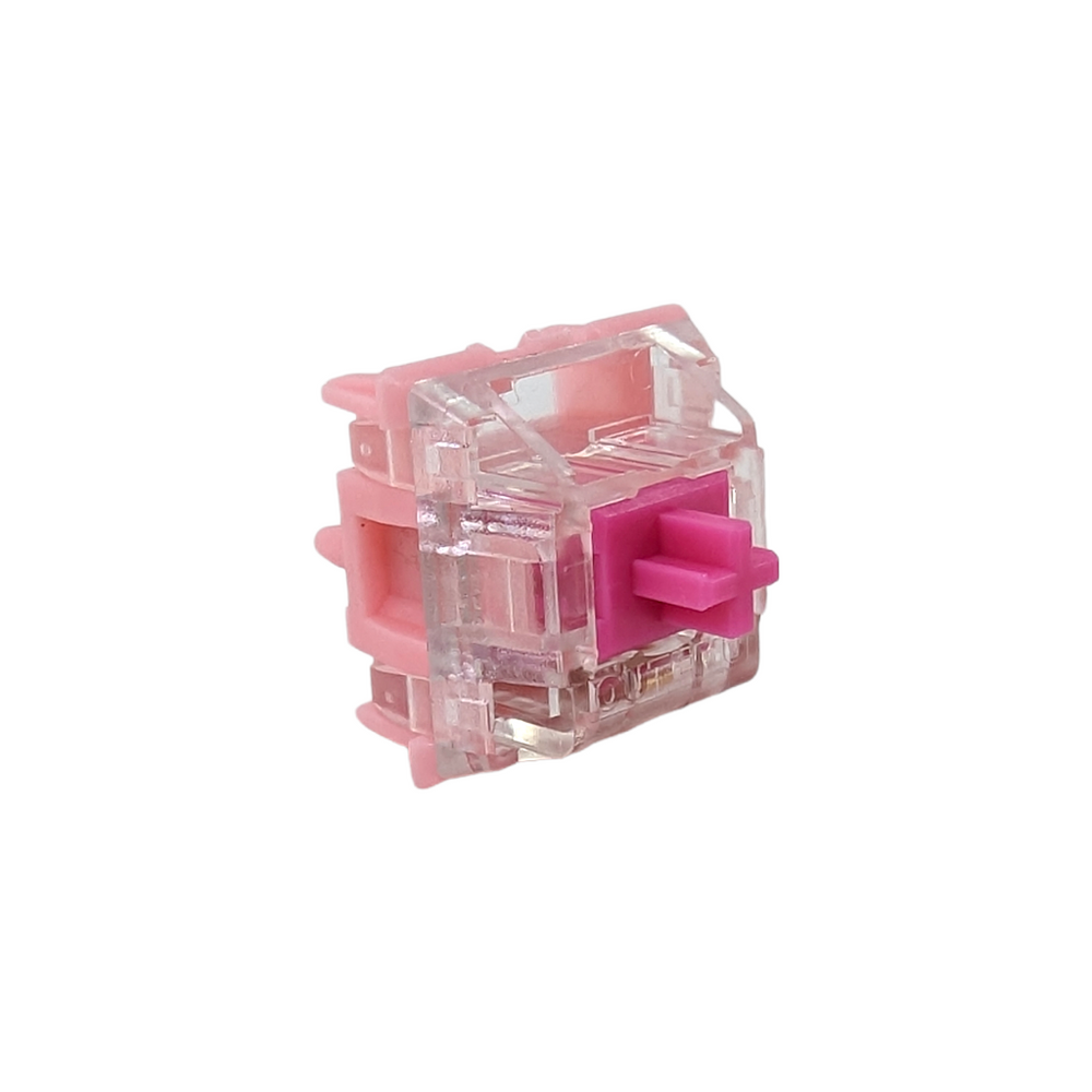 Gazzew Boba Gum Pink Silent Linear Switches RGB – Thock King